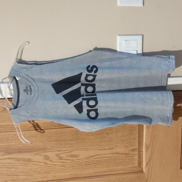 adidas | Tops | Adidas Gray Size S Ultimate Tee Altered Into A Muscle ...